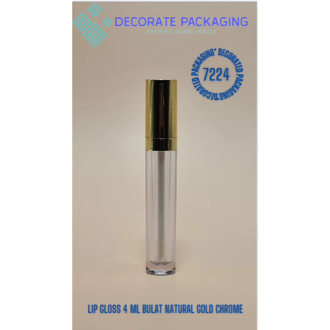 Jual Lip Gloss 4 ml Bulat Nat Gold Chrome 21 G N 14 Im / Lips Gloss 4 ...