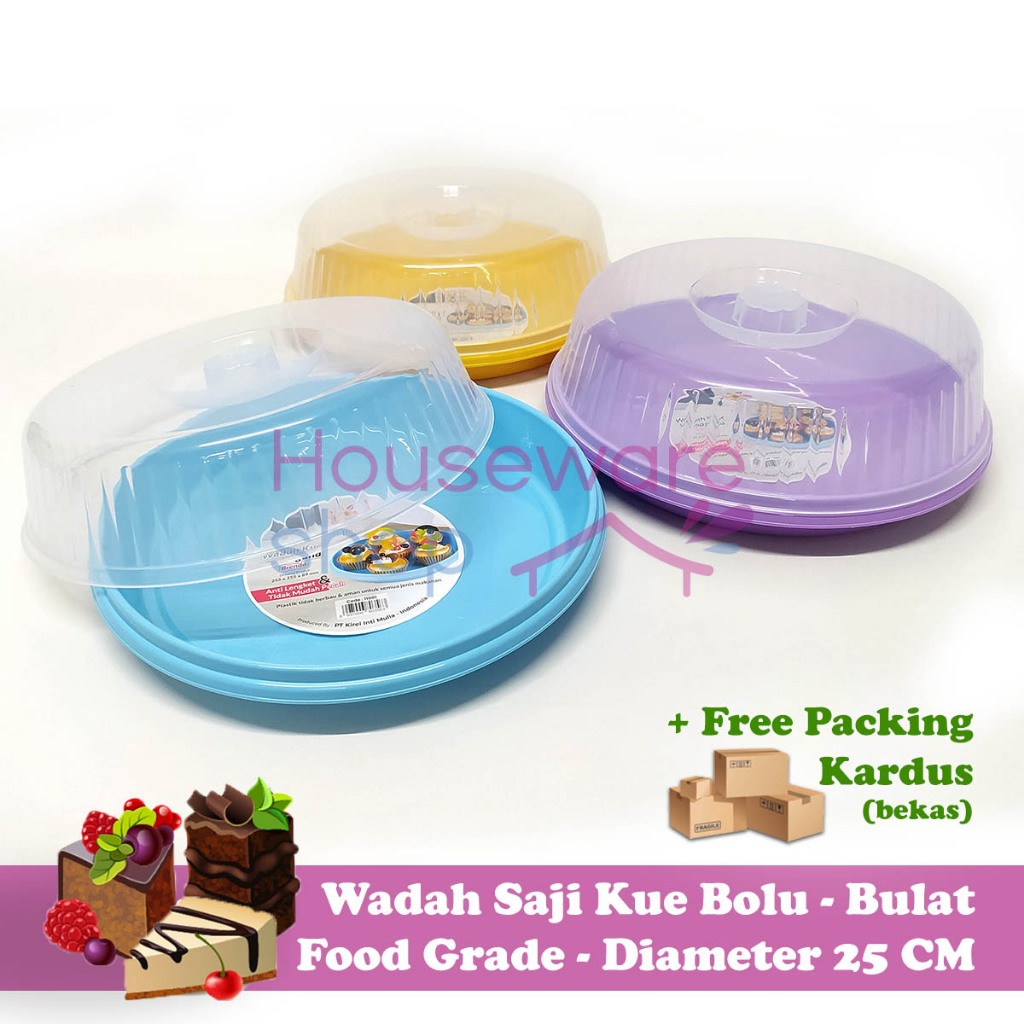 Jual Wadah Kue Bolu / Wadah Gorengan - Tempat Roti Bulat Brenda ...