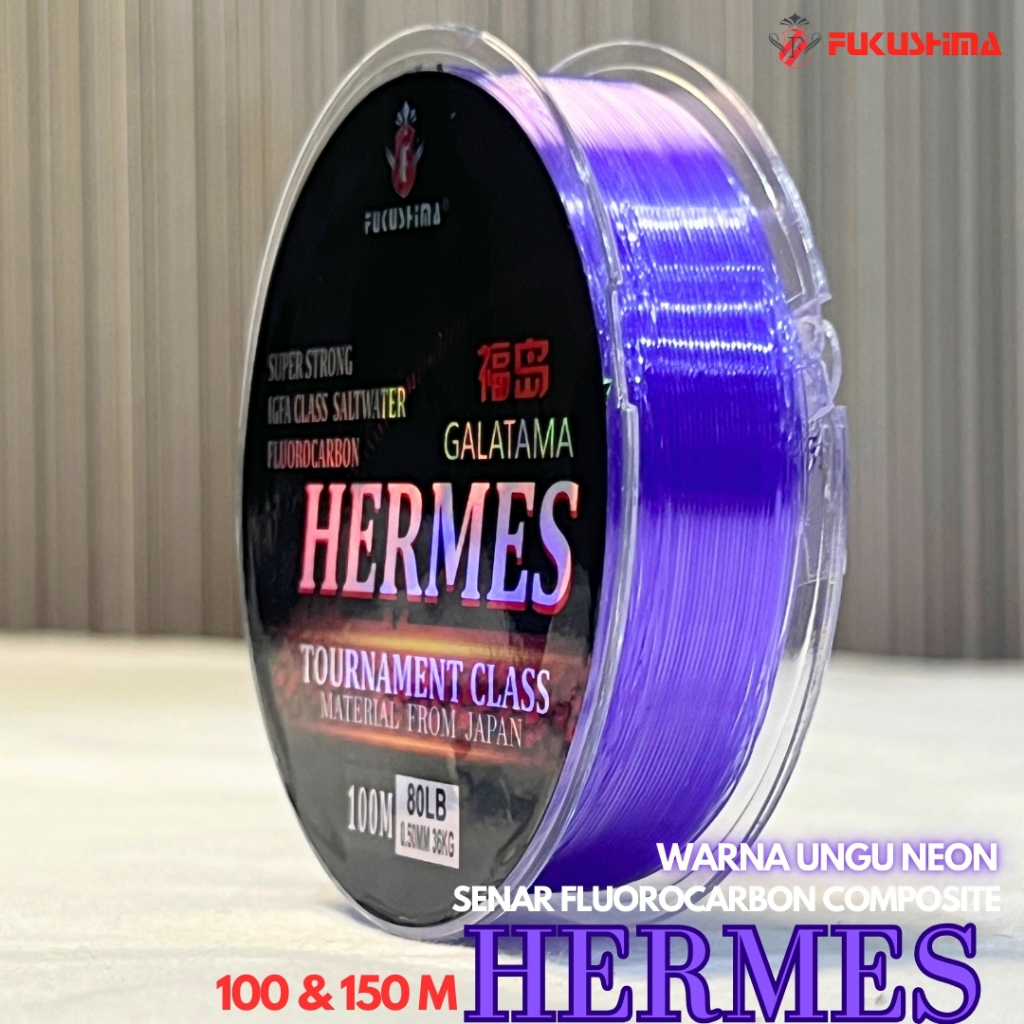 Jual Senar Tali Pancing 100M 150M Warna Neon Ungu Fluorocarbon ...
