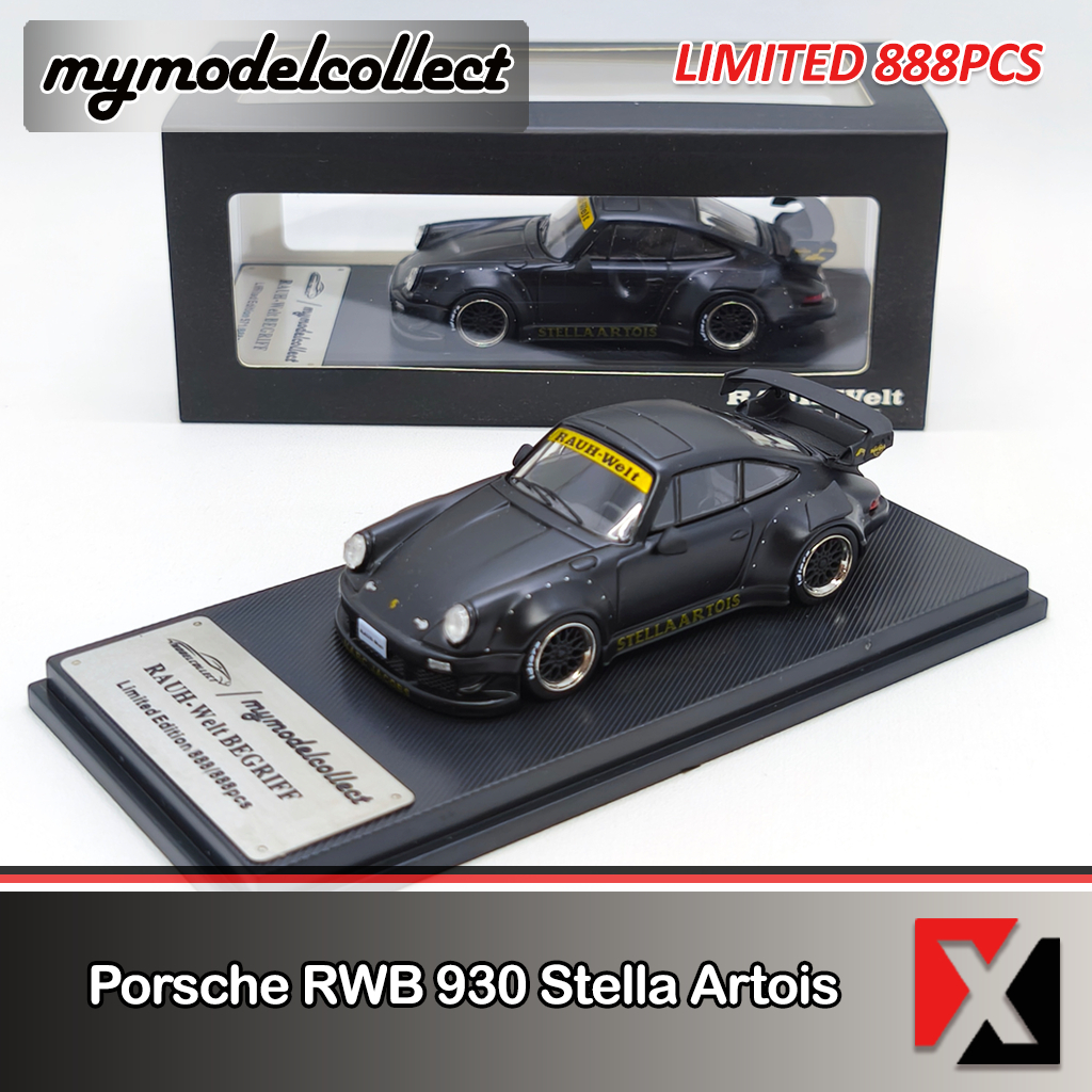 Jual MyModelCollect 1:64 Porsche RWB 930 Stella Artois | Shopee Indonesia