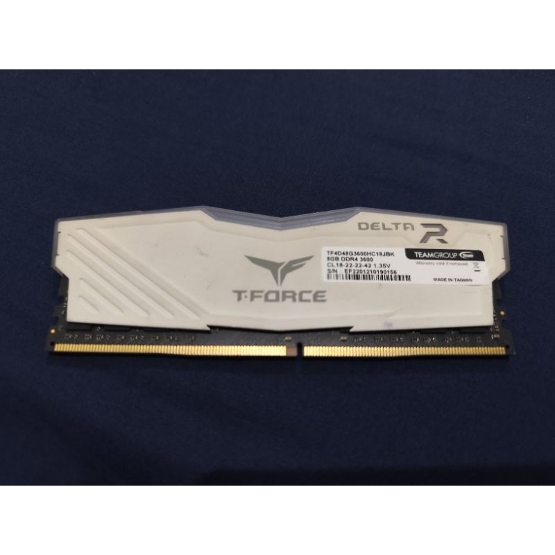 Jual ram Team / Teamgroup Tforce delta RGB 1x8gb DDR4 3600mhz xmp bukan ...