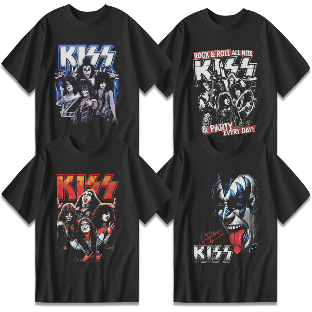 Jual KISS | BAJU KAOS BAND REGULER GRAPHIC DISTRO MUSIK ROCK N ROLL ...
