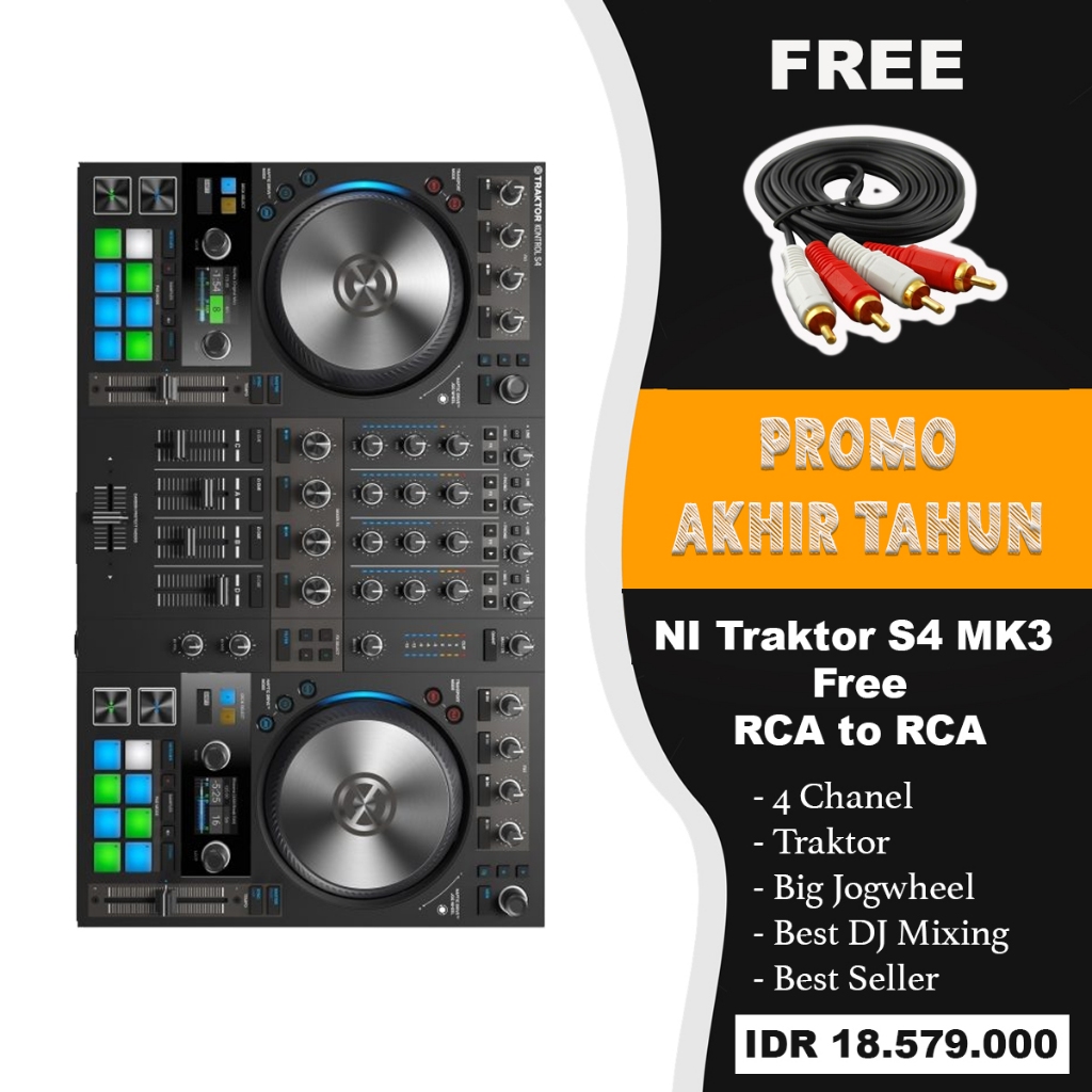 Jual Native Instruments Traktor Kontrol S4 MK3 | S4MK3 | S4-MK3 DJ ...