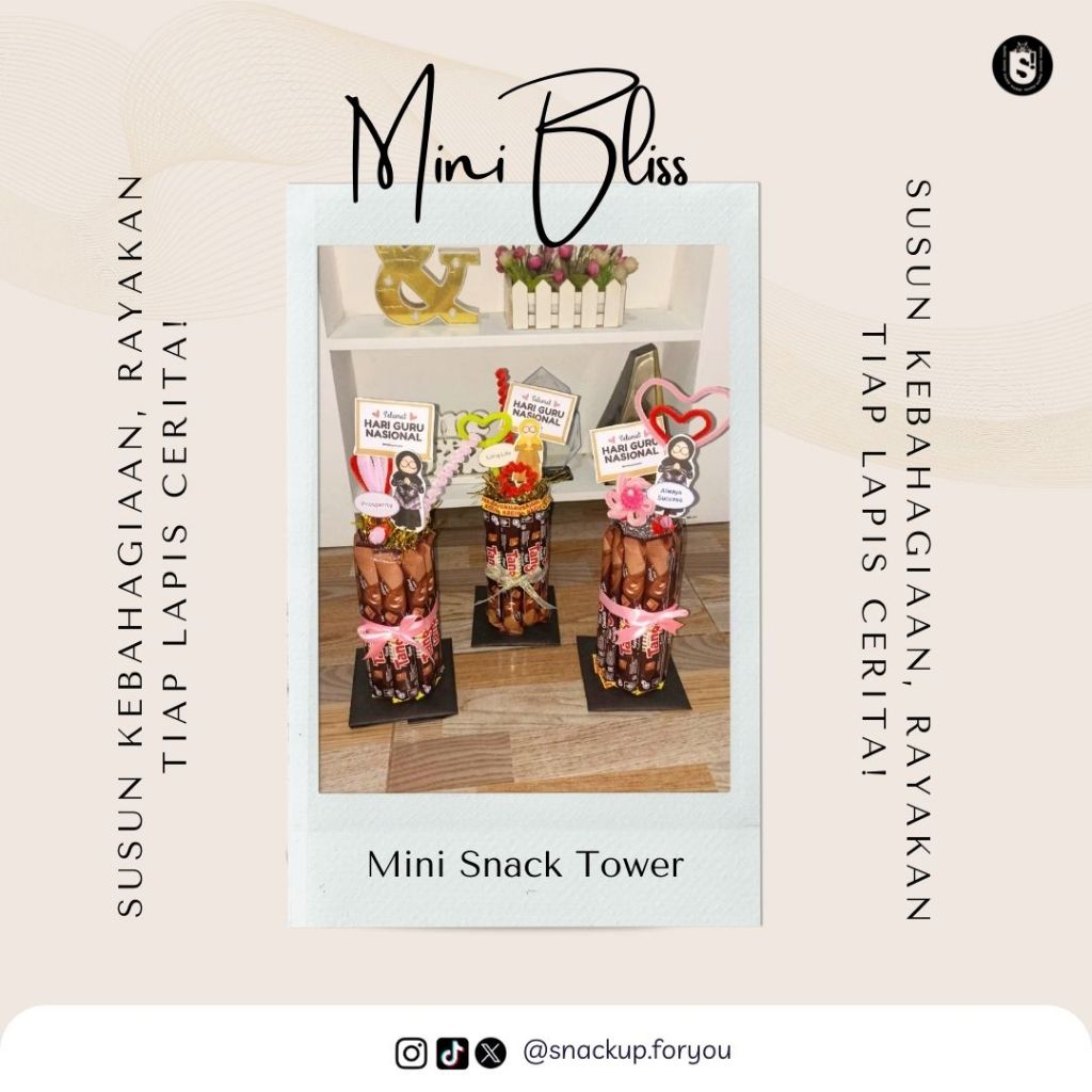 Jual [WAJIB BACA DESKRIPSI] Mini Bliss Choco - Mini Snack Tower Murah ...