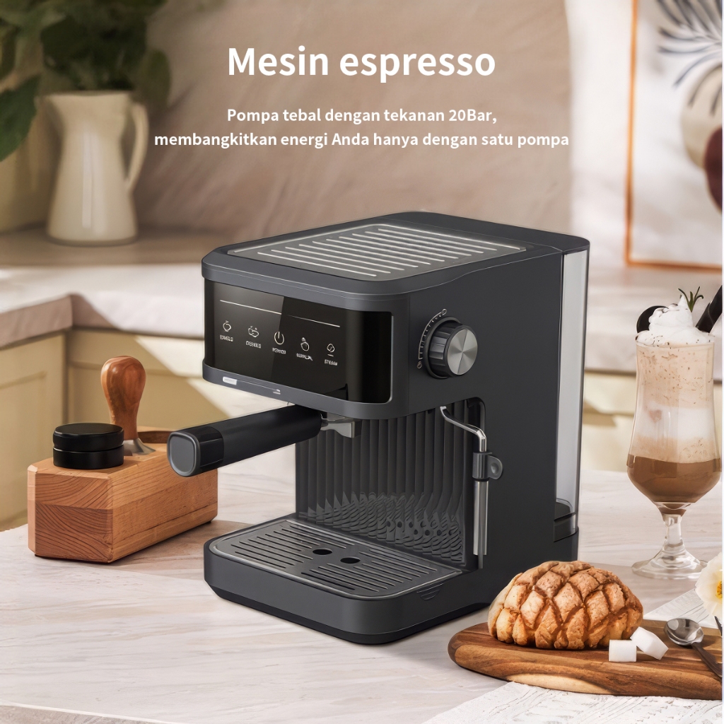 Jual E.Home Mesin Pembuat Kopi Espresso Otomatis/ Espresso Machine ...