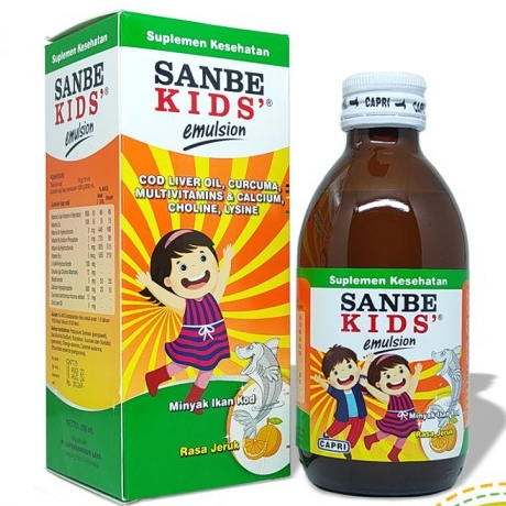 Jual Sanbe Kids Emulsion 200 ml / jeruk | Shopee Indonesia