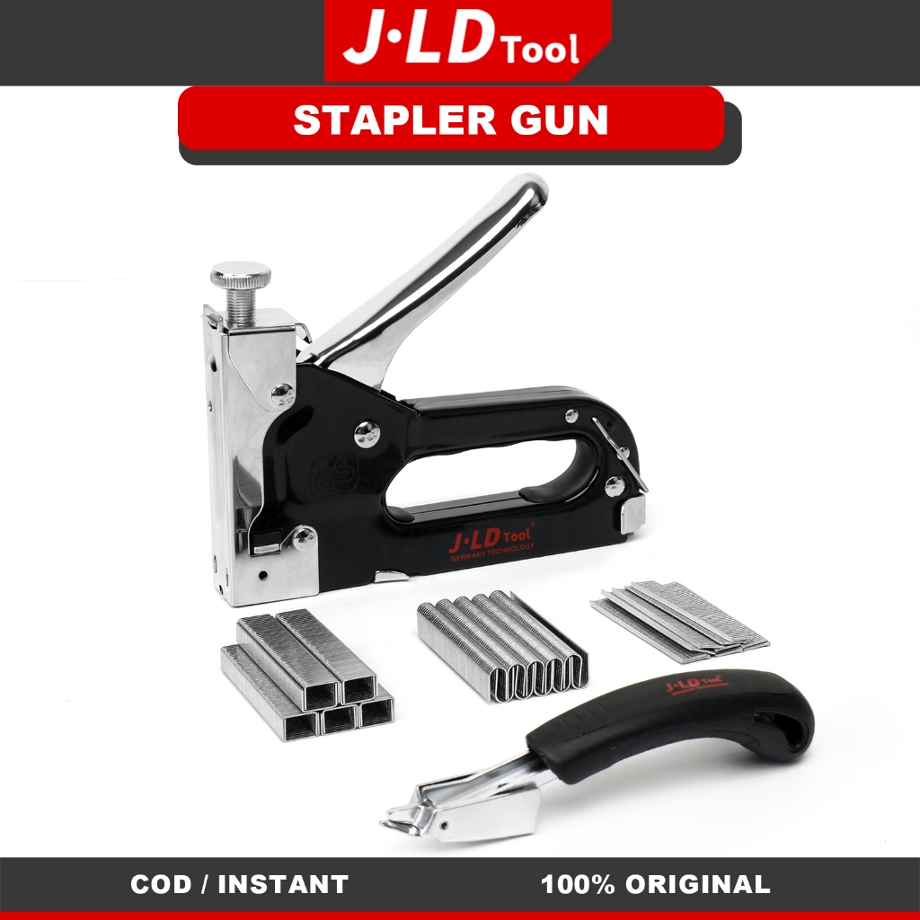 Jual JLD Tool Staples Gun 3 in 1 Staples tembak Heavy Duty Staples ...