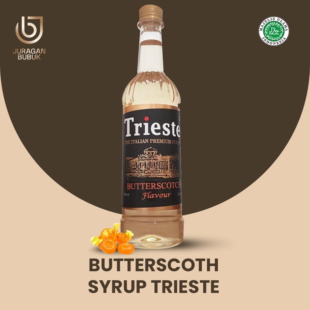 Jual Varian Rasa Sirup Premium Trieste Butterscotch 650mL | Shopee ...