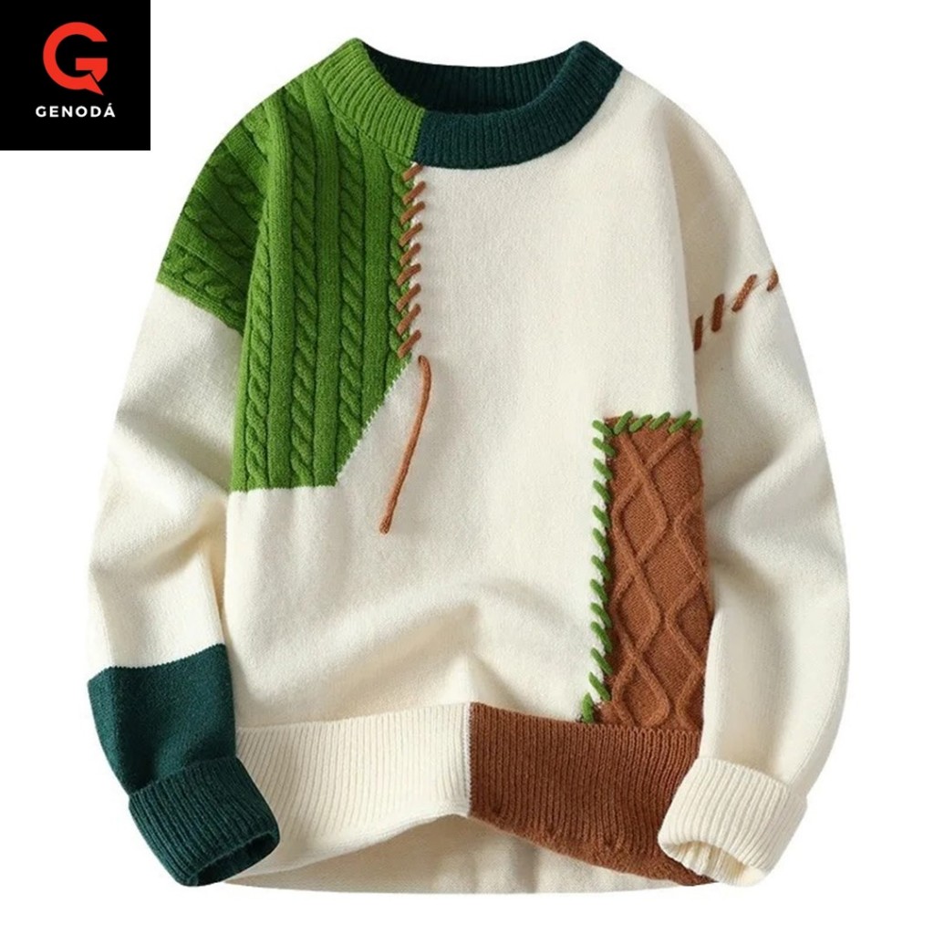 Jual Sweater Rajut Pria Motif Cable Premium Quality Bahan Berkualitas ...