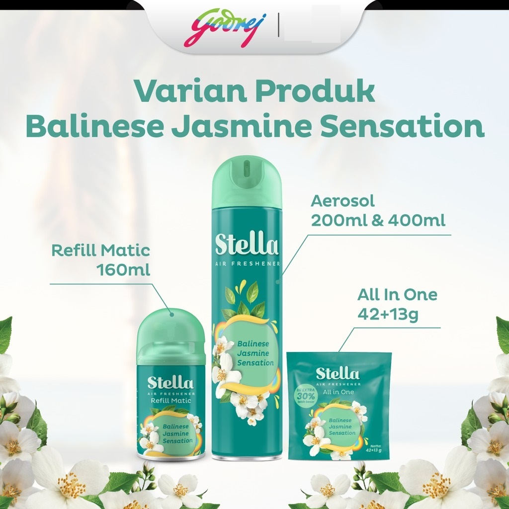 Jual STELLA All In One Balinese Jasmine Sensation - Pengharum Ruangan ...