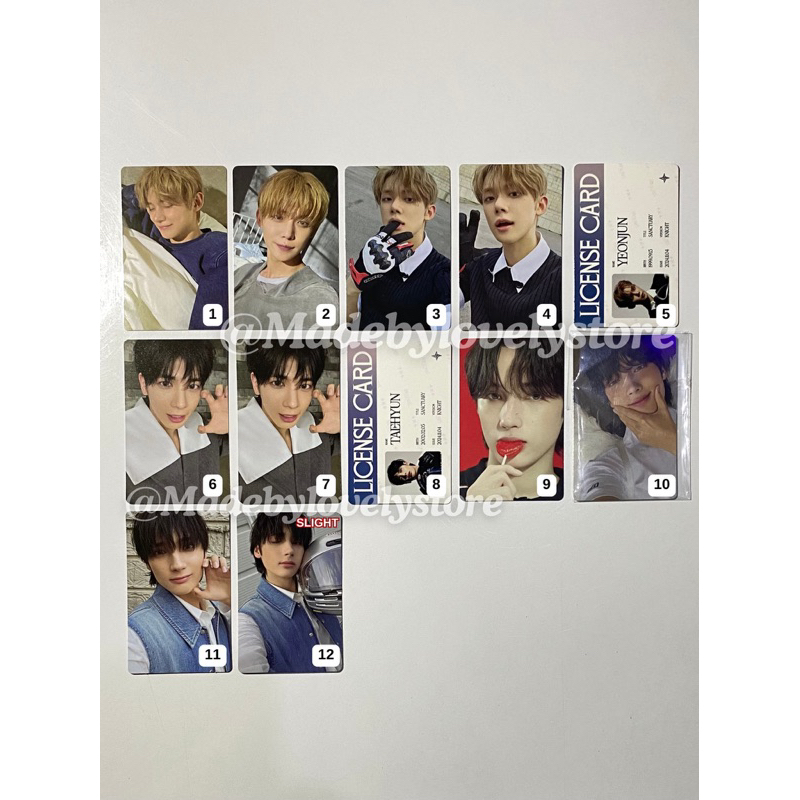 Jual PHOTOCARD OFFICIAL TXT SANCTUARY | Shopee Indonesia