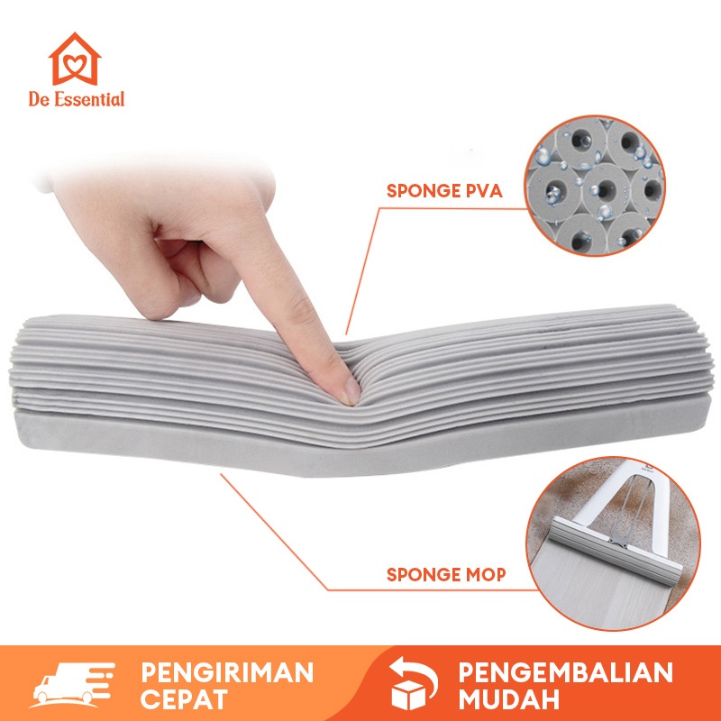 Jual De Essential Refill Alat Pel Sponge Mop 28cm 1168 - Refill Spons ...