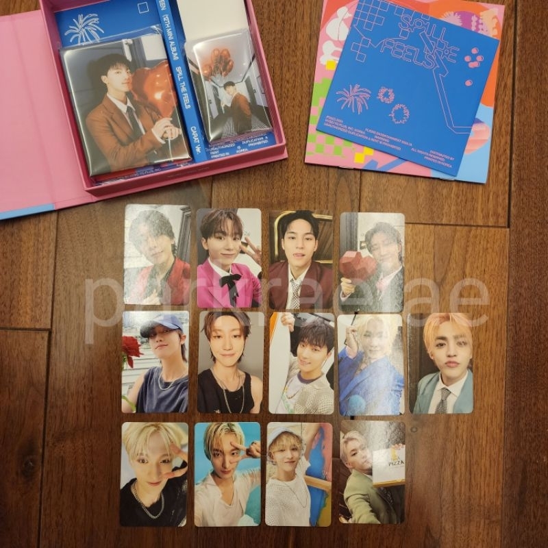Jual Seventeen Spill the feels official photocard / carat ver | Shopee Indonesia