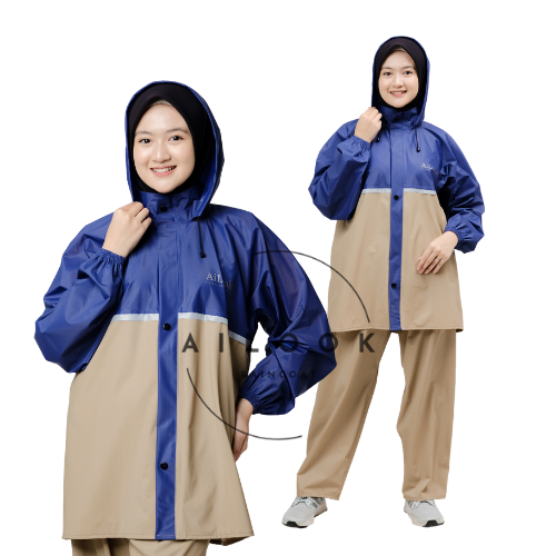 Jual AiLOOK Jas Hujan Raincoat Full Seal Press Anti Rembes Pria Wanita ...