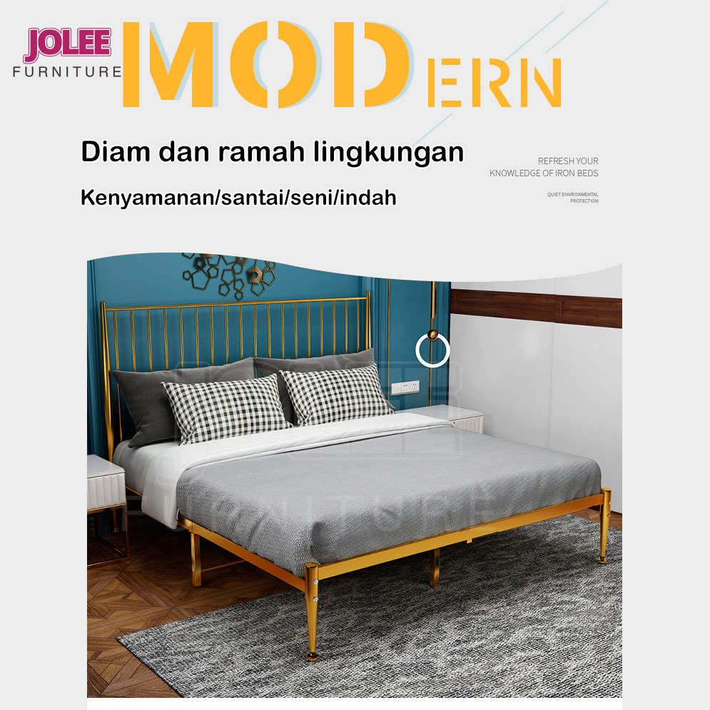 Jual Tempat tidur besi proses pengelasan, tempat tidur hotel single dan ...