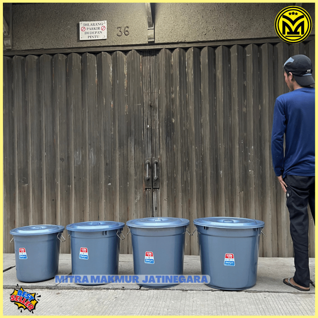 Jual EMBER PLASTIK KOMET STAR 30 40 50 60 LITER SILVER SERIES PAIL PLASTIC TOREN AIR MURAH ...