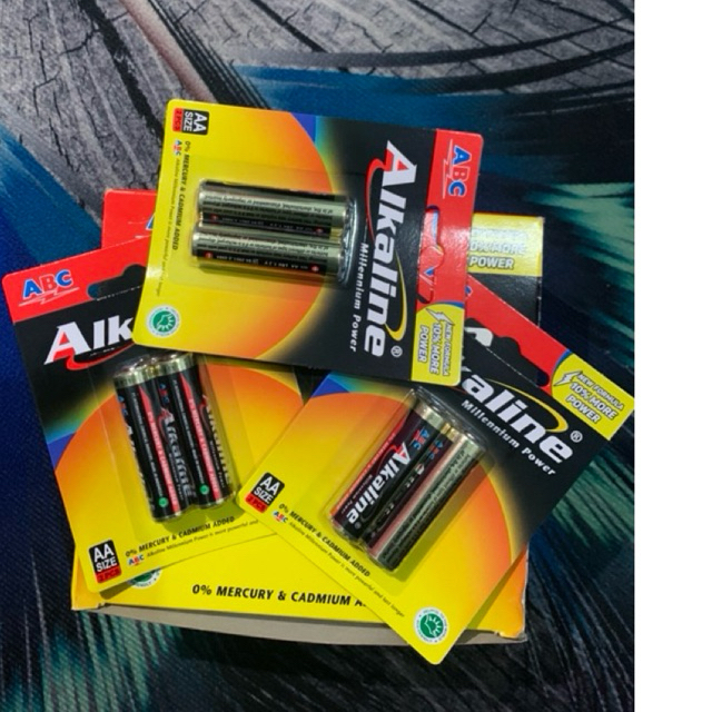 Jual Batu Baterai Alkaline AA / Alkaline Baterai AA ABC 1 box isi 24 ...