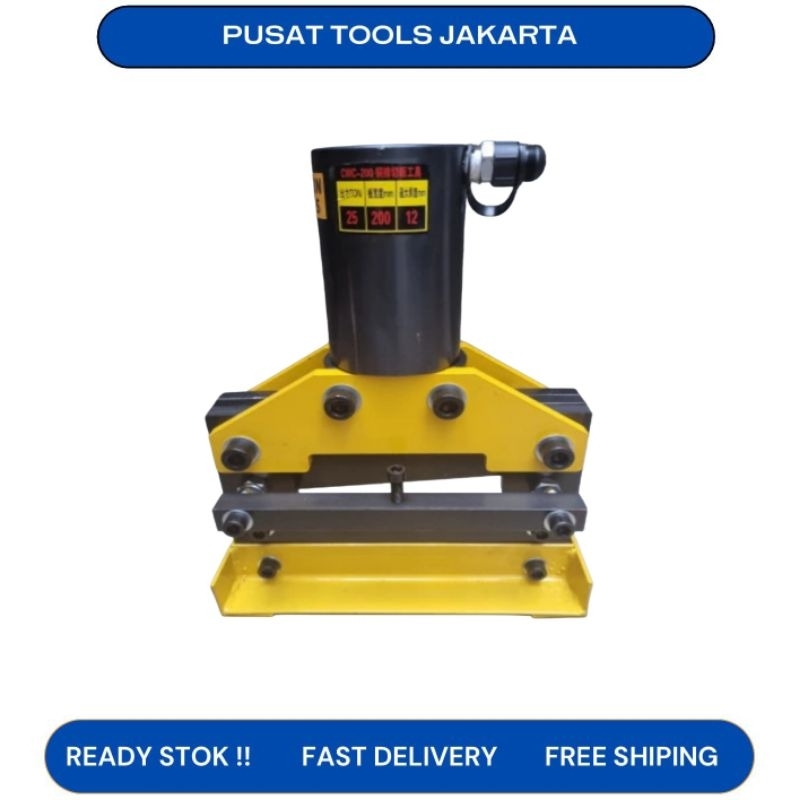 Jual ALAT CUTTING CUTTER POTONG HIDROLIK|CWC-200 12mm Hydraulic Busbar ...