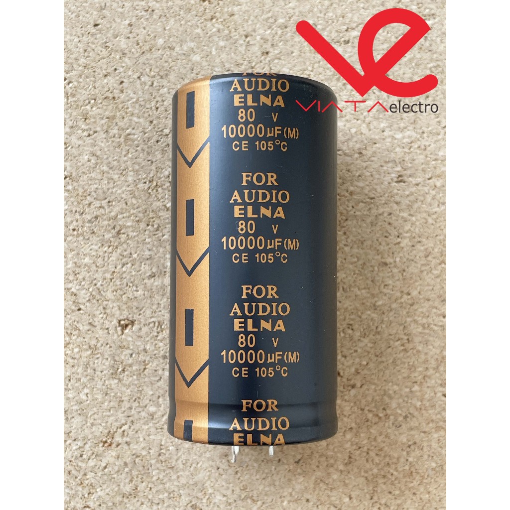 Jual KAPASITOR ELCO 10000UF 80V ELNA ORIGINAL CAPACITOR ELKO MERK ELNA KAPASITOR 10.000UF 80 V ...