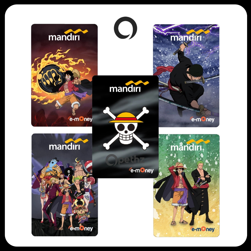 Jual READY SIAP KIRIM Mandiri e-Money edisi One Piece Raid Onigashima ...