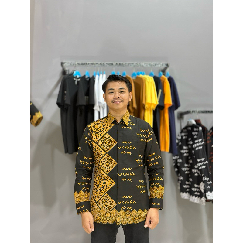 Jual Batik Lontara Khas Bugis Makassar (Pakai Furing/Lapisan) | Shopee ...