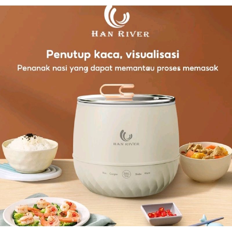 Jual Han River Mini Magic Com HRRC05BG (Beige) - Penanak Nasi Mini Han ...