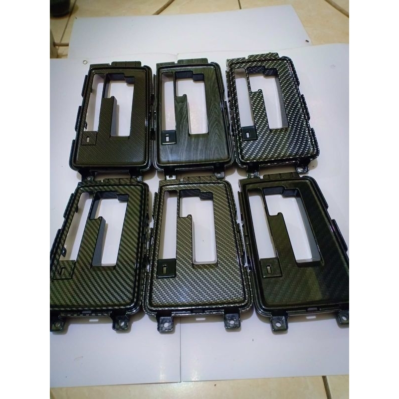 Jual COVER PANEL TRANSMISI COVER SIFTER TOYOTA INNOVA ZENIX KARBON ASLI ...