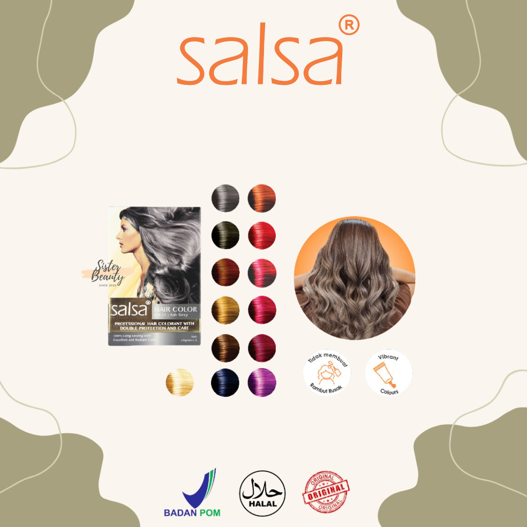 Jual SisterBeauty - Salsa Pro-Color Sensation - Hair Color - Cat Semir ...