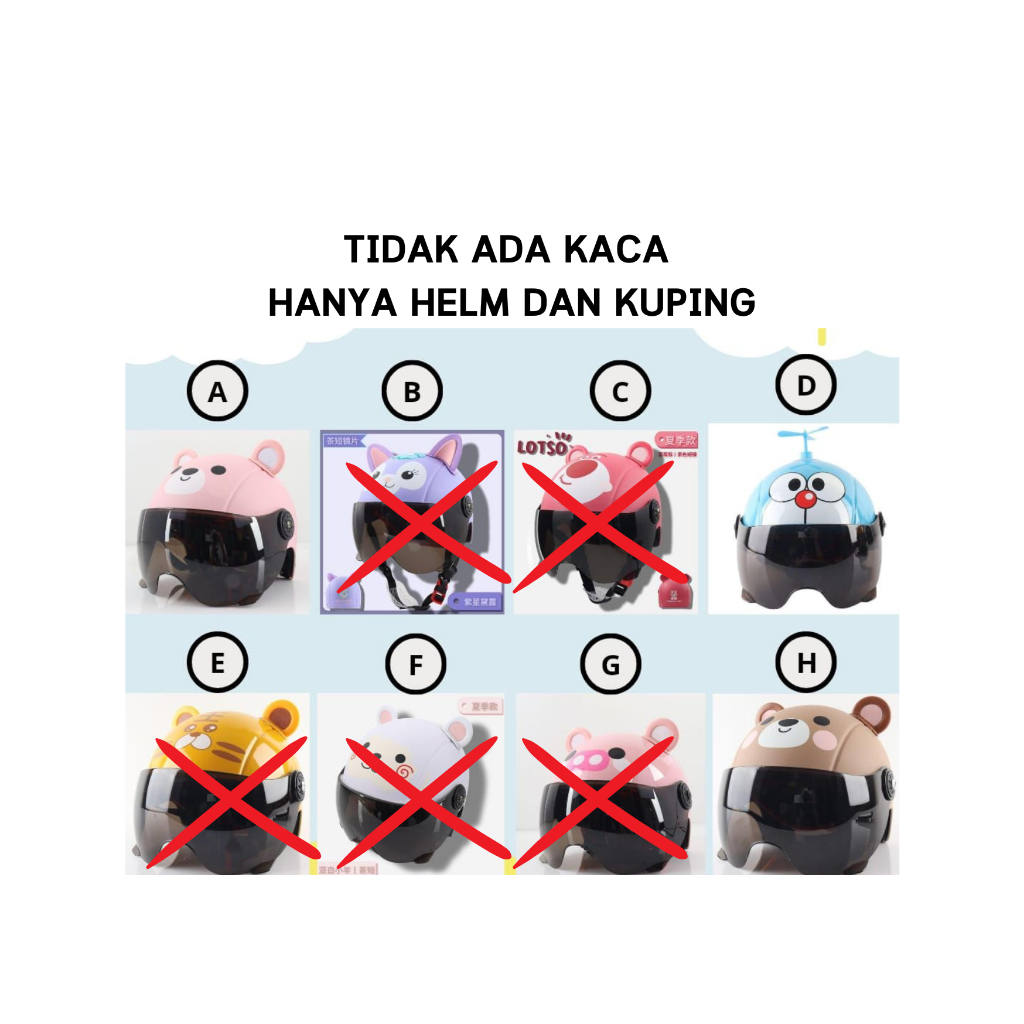 Jual HELM ANAK KARAKTER ( TANPA KACA ) | Shopee Indonesia