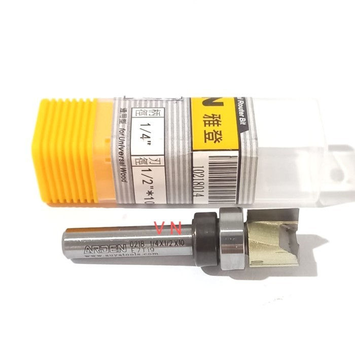 Jual Mata Router/Profil 12mm x 10mm As 1/4 Roda/Bearing Atas/Flush ...