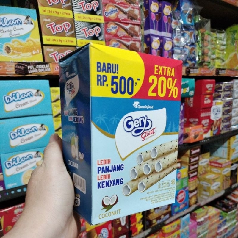 Jual Gery Salut Coconut Roll Garuda Food isi 24 pcs | Shopee Indonesia