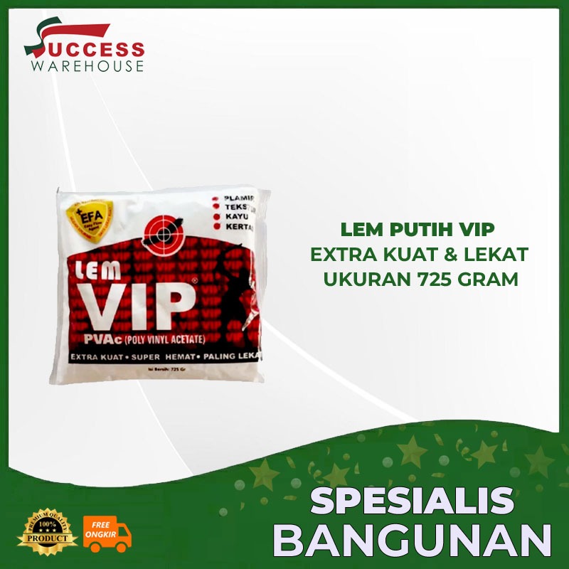 Jual LEM PUTIH VCAc VIP 725 GRAM - LEM KAYU VIP FOX | Shopee Indonesia