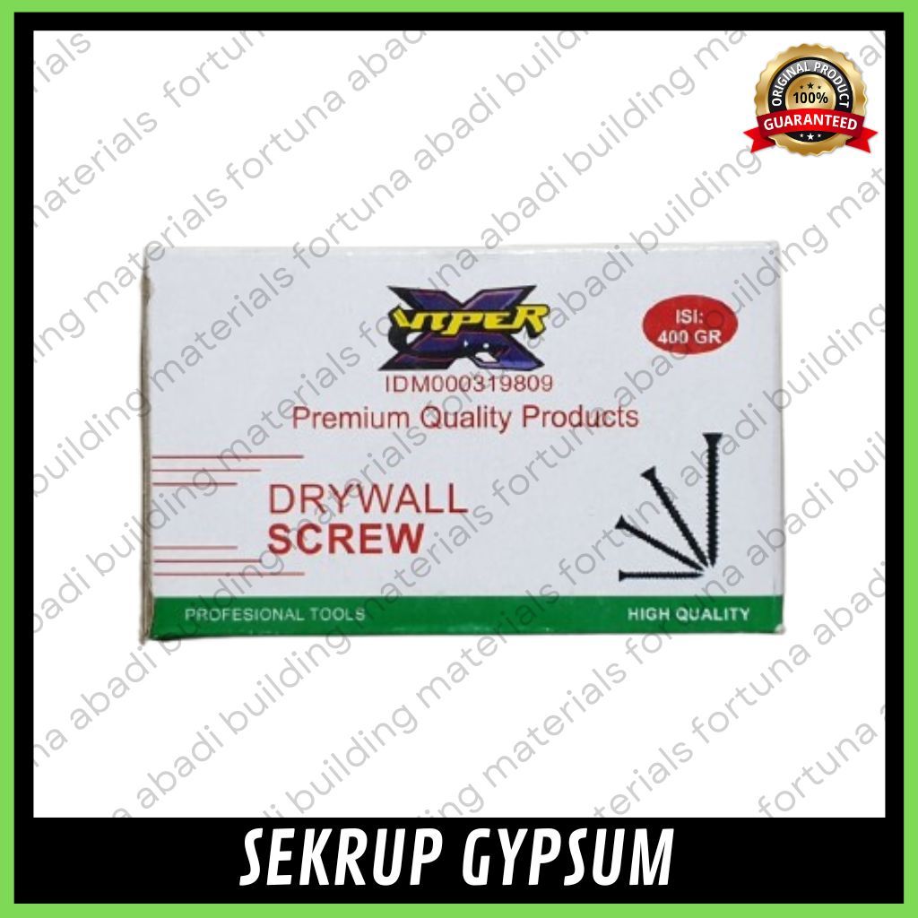 Jual Sekrup Gypsum Merk VPR Berat 0.4kg Drywall Screw | Shopee Indonesia