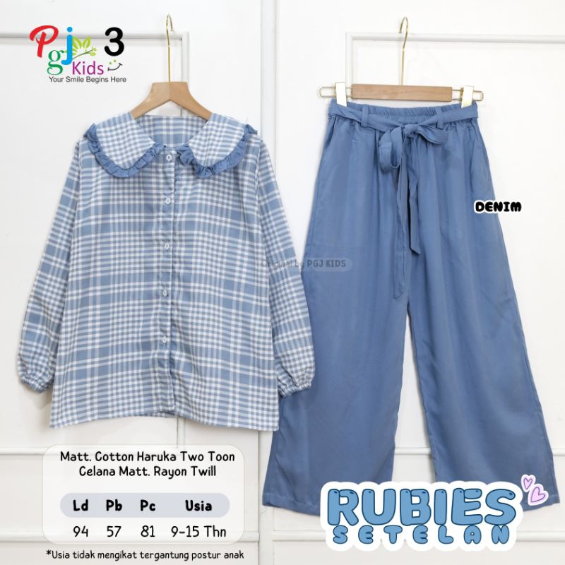 Jual SETELAN REMAJA PREMIUM QUALITY RUBBIES by Pgj | Shopee Indonesia