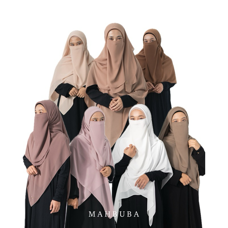 Jual Mahbuba // Eisha Premium Scarf // Segiempat Jumbo Size 150x150 cm ...