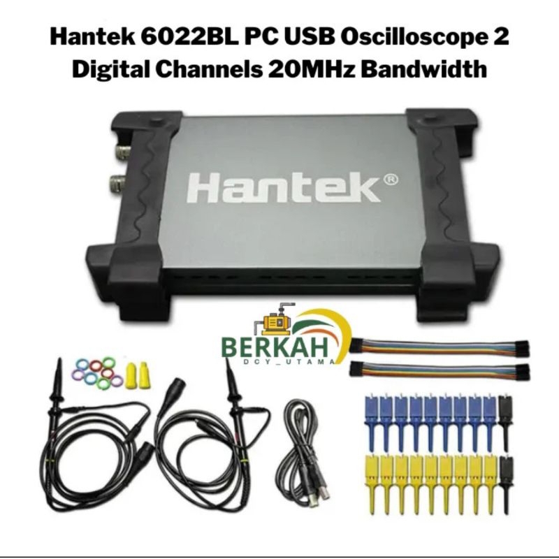 Jual Hantek 6022BL PC USB Oscilloscope 2 Digital Channels 20MHz ...