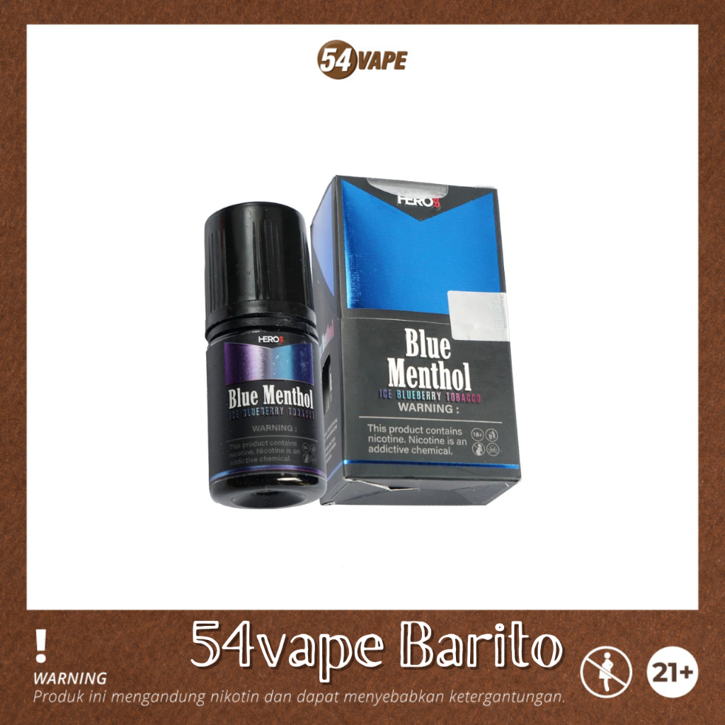 Jual Blue Menthol Salt Nic 30ml 30mg by Hero57 | Shopee Indonesia