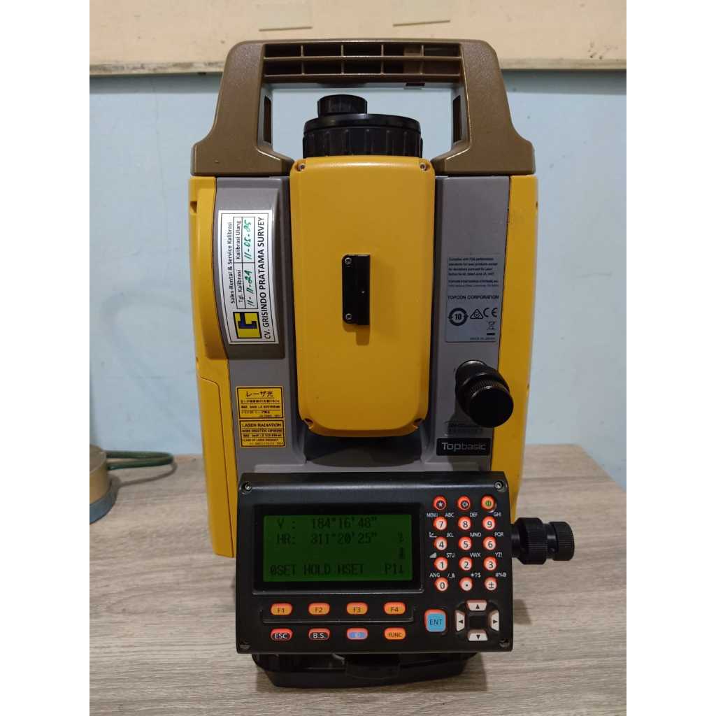 Jual Total Station Topcon GM-52 Bekas Laser Reflectorless Unit Only ...