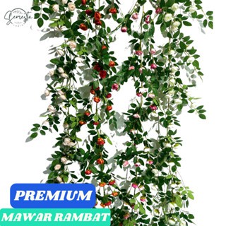 Jual Bunga Mawar Rambat Panjang 180 cm Slinger Bunga Mawar Gantung ...