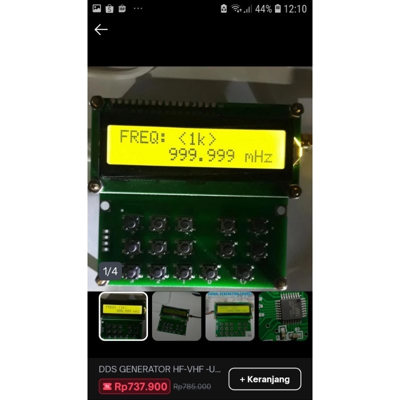 Jual modul 30mhz - 999.999 mhz dds vfo fm | Shopee Indonesia