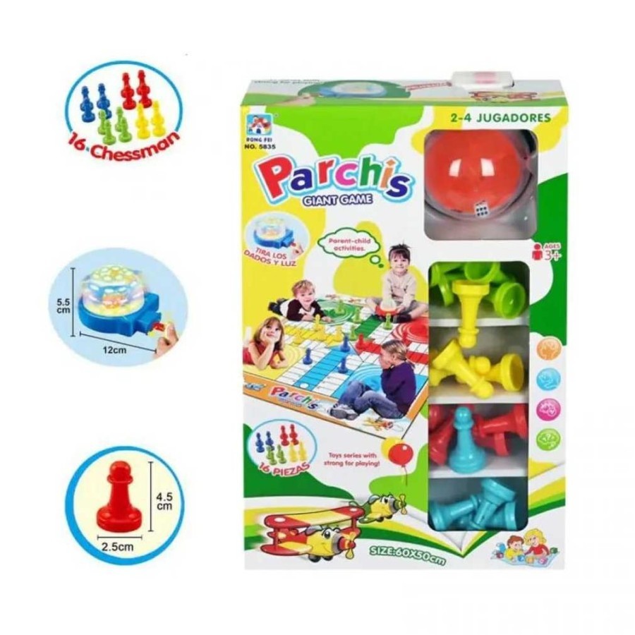 Jual PARCHIS GIANT GAME MAINAN LUDO BESAR Mainan Board Game pop up game ...
