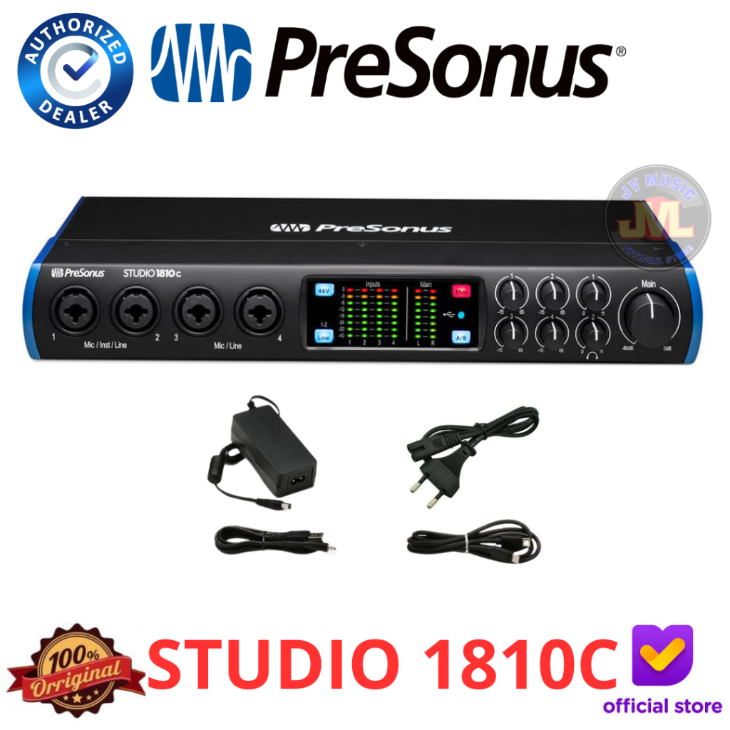 Jual Presonus Studio 1810C USB-C Audio Interface Soundcard | Shopee ...