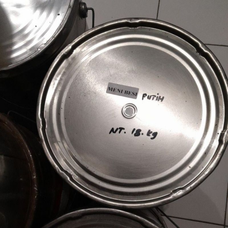 Jual Cat Meni PUTIH / Cat Dasar Besi 18 kg | Shopee Indonesia