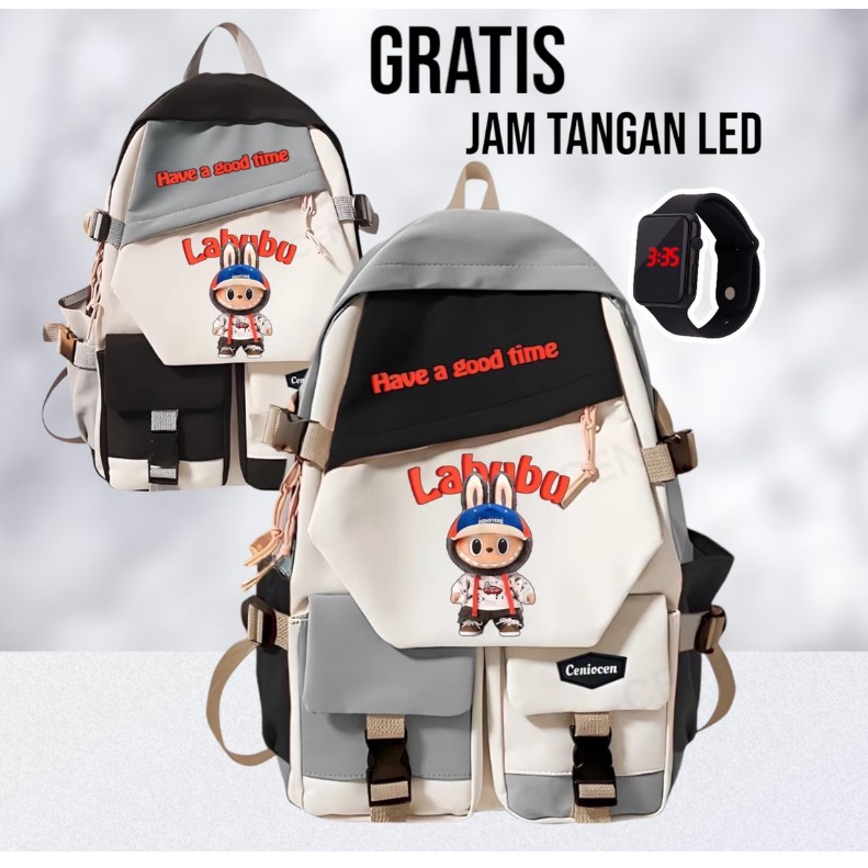 Jual Tasoki - Tas Ransel Sekolah Anak Laki-Laki Motif Labubu / Tas Ransel Anak Cowok Ready Stock ...