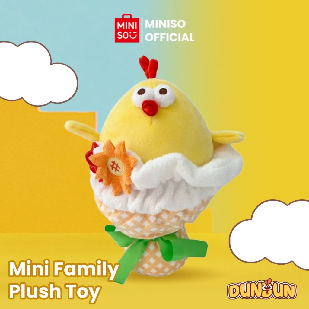 Jual MINISO TOY - Miniso x Mini Family Boneka Plush Toy Little Bouquet ...