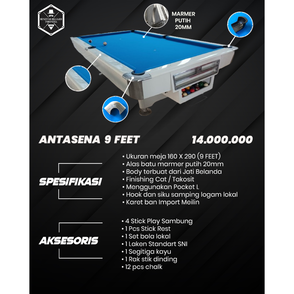 Jual Meja billiard 9ft 8ft 7ft Lokal | Meja billliard | Meja billiard ...