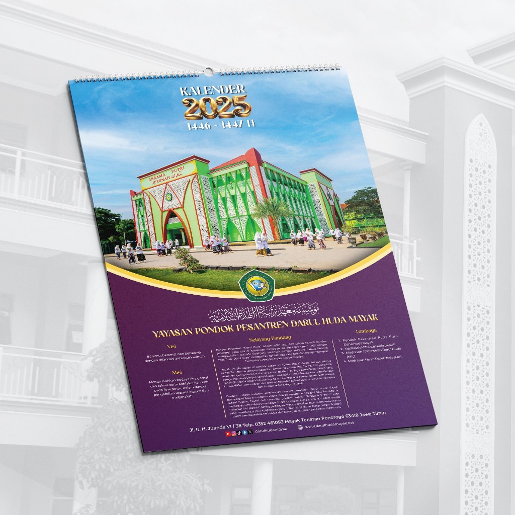 Jual Kalender 2025 Pondok Pesantren Darul Huda Mayak #2 | Shopee Indonesia