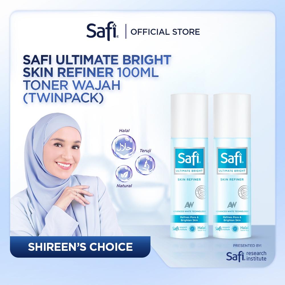 Jual Safi Ultimate Bright Skin Refiner 100ml Twinpack | Shopee Indonesia