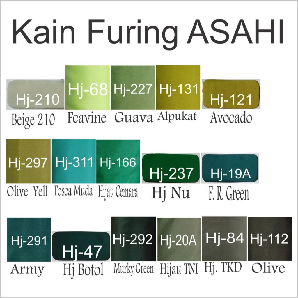 Jual Kain Furing Asahi Coklat meteran | Shopee Indonesia