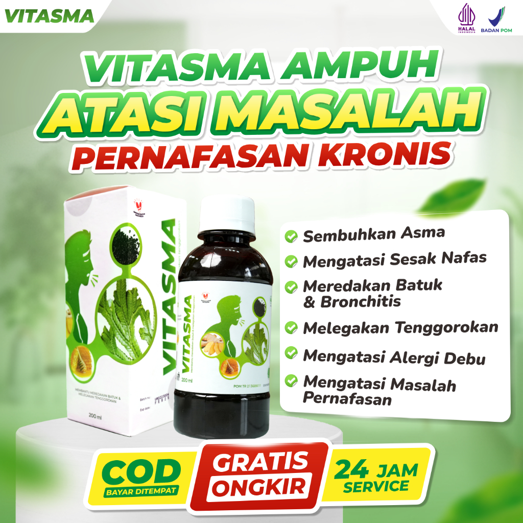 Jual Madu Herbal Vitasma - Paket Hemat 1 Botol Vitasma Untuk Mengatasi ...